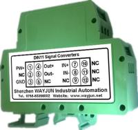 China WAYJUN  3000VDC Isolation DC current/voltage signal Conditioners Green isolation amplifier DIN35  CE approved for sale