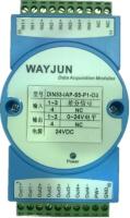 China NPN to PNP pulse signal isolated transmitter blue DIN35 signal converter 3000V isolation 3 in 3 out for sale