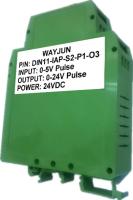 China WAYJUN 3000VDC isolation Speed signal isolation transmitter, sine wave shaping green DIN35 signal converter for sale