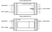China WAYJUN 0-500mA/0-5A AC to DC signal Isolated Transmitter green DIN35 signal converter for sale