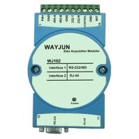 China WAYJUN WJ102 - 232/485 - RJ45  RS232/485 to RJ45,blue Support AUTO MDI / MDIX DIN35 for sale