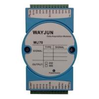 China WJ70 series Low level signal input  Relay Output, RS485/232 Remote Module blue Data Acquisition Module I/O DIN35 for sale