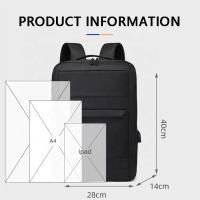 China Custom Large Capacity Laptop Backpack 28x14x40 cm Waterproof Fashion Business Travel Bag for sale