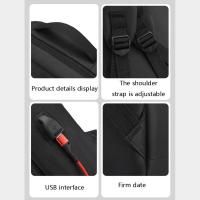 China Custom Large Capacity Laptop Backpack 28x14x40 cm Waterproof Fashion Business Travel Bag for sale
