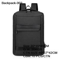 China OEM ODM USB Charging Large Capacity Laptop Backpack Custom Logo 0.6kg for sale