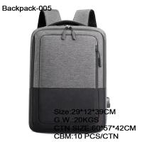 China OEM ODM USB Charging Large Capacity Laptop Backpack Custom Logo 0.6kg for sale