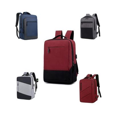 China Custom Logo Business Backpack with USB Charging Waterproof Oxford Nylon 0.6kg for sale