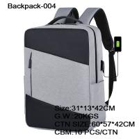 China Custom Logo Business Backpack with USB Charging Waterproof Oxford Nylon 0.6kg for sale