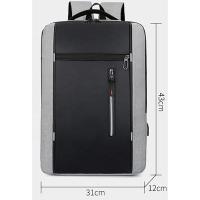 China Wholesale Waterproof Custom Logo Backpack with USB Port 31x12x43cm Laptop Backpack for sale