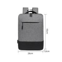China Custom Logo Waterproof 15 Inch Backpack Oxford Fabric 28x12x43 cm College Backpack for sale