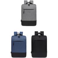 China Custom Logo Waterproof 15 Inch Backpack Oxford Fabric 28x12x43 cm College Backpack for sale