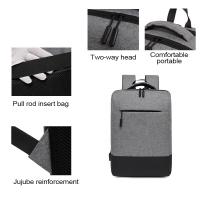 China Custom Logo Waterproof 15 Inch Backpack Oxford Fabric 28x12x43 cm College Backpack for sale