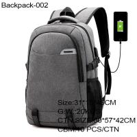 China Custom Logo Unisex Laptop Backpack 15.6 Inch Oxford Nylon Durable Rucksack for sale