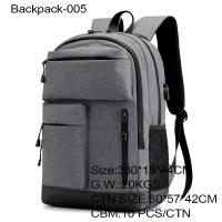 China Custom Logo Unisex Laptop Backpack 15.6 Inch Oxford Nylon Durable Rucksack for sale
