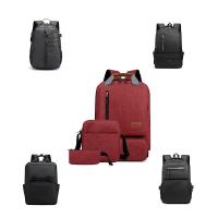 China Custom Logo Waterproof Laptop Backpack 15.6 Inch Business Travel Rucksack Oxford Nylon for sale