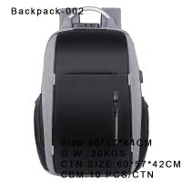 China Custom Logo Anti-Theft USB Laptop Backpack 15.6 Inch Business Travel Rucksack with Reflective Oxford Nylon for sale