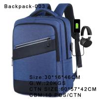 China Custom Large Capacity Business Backpack for Men Oxford Nylon 0.6kg for sale