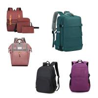 China Custom Logo Waterproof Business Backpack 15.6 Inch Laptop School Travel Bag 0.6kg Oxford for sale