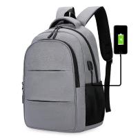 China USB Charging Port Business Work Backpack Teenager School Bags Custom Logo Nylon Polyester for sale