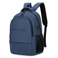 China USB Charging Port Business Work Backpack Teenager School Bags Custom Logo Nylon Polyester for sale