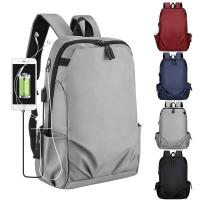 China OEM Custom Lightweight Travel Backpack Waterproof Anti Theft Laptop Bag 15.6 Inch USB Charging for sale