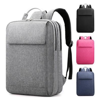China Unisex Nylon Business Backpack Laptop Bag 15.6 Inch Anti Theft Custom Logo for sale