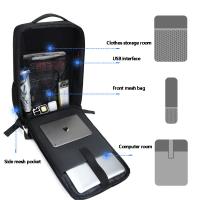 China Custom Travel Smart Backpack EVA Laptop Backpack 16 Inch with USB Charging Port for sale