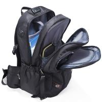 China Unisex Travel Laptop Backpack with USB Charging Port Custom Logo Sport Backpack 15.6 Inch for sale