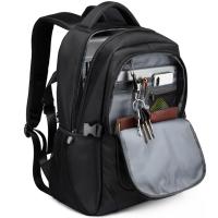 China OEM Oxford Casual Business Travel Backpack Waterproof Large Laptop Bag 15.6 Inch Custom for sale