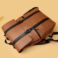 China 20-39L PU Fabric Business Backpack Waterproof Laptop Backpack for Work Custom Sizes for sale