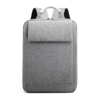 China Custom Logo Business Travel Backpack Waterproof 15.6 Laptop Aluminum Alloy Handle for sale