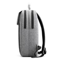 China Custom Logo Business Travel Backpack Waterproof 15.6 Laptop Aluminum Alloy Handle for sale