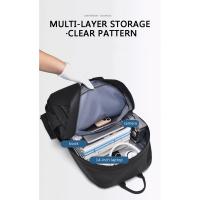 China Custom Logo Waterproof Anti Theft Nylon Laptop Backpack 15.6 Inch Business Travel Bag for sale