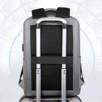 China OEM USB Charging Laptop Backpack Business Notebook Bag With Zipper Closure for sale