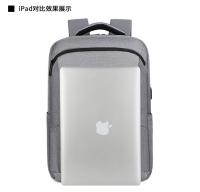 China OEM USB Charging Laptop Backpack Business Notebook Bag With Zipper Closure for sale