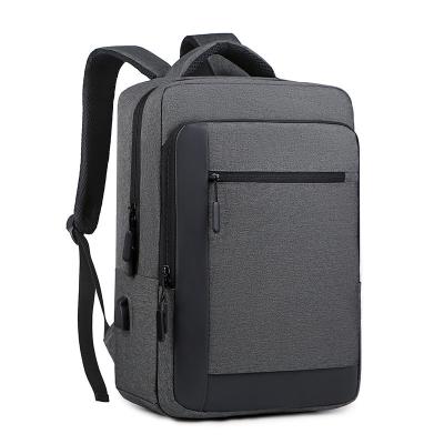 China OEM ODM 15.6 Inch Laptop Backpack Oxford USB Charging Portable Travel Rucksack for sale