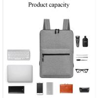 China Portable 15 Inch Laptop Backpack Ultra Thin Business Travel Bag with USB Charging Port for sale