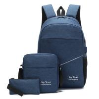 China Sympathybag 3 Piece Men Laptop Backpack Anti Theft USB Charging Custom Logo 15.6 Inch for sale
