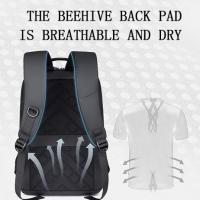 China Men's 15.6 Inch Waterproof Laptop Backpack Anti-Theft Nylon Lining for Office Travel for sale