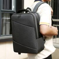 China Custom Color Anti Theft Travel Backpack 15.6L USB Port Business Rucksack for sale