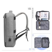 China Waterproof Travel Laptop Backpack Anti Theft USB Port 15.6 Inch Custom Logo for sale