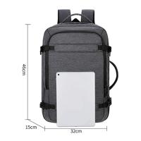 China Waterproof Laptop Backpack 15.6 Inch USB Charging Port Multifunctional Work Computer Travel Bag for sale