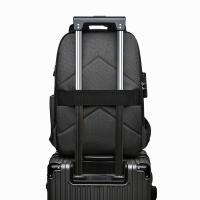China Customized Logo Travel Business Computer Backpack With USB Port for sale
