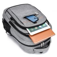 China USB Charging Port Laptop Backpack OEM Custom Logo Work Bag 15.6 Inch for sale