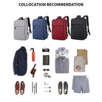 China Antitheft Mens Travel Computer Backpack Waterproof Office Backpack With USB Charging Port for sale