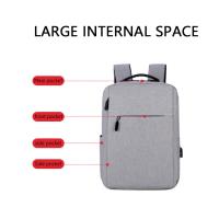 China Antitheft Mens Travel Computer Backpack Waterproof Office Backpack With USB Charging Port for sale