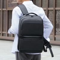 China Waterproof Oxford Business Laptop Backpack Anti Theft USB Charging 15.6 Inch Custom Logo for sale