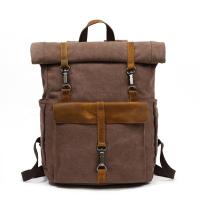 China Custom Canvas Laptop Backpack 15.6 Inch Eco Friendly Travel Bag for Men Students for sale