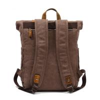 China Custom Canvas Laptop Backpack 15.6 Inch Eco Friendly Travel Bag for Men Students for sale
