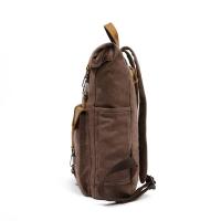 China Custom Canvas Laptop Backpack 15.6 Inch Eco Friendly Travel Bag for Men Students for sale
